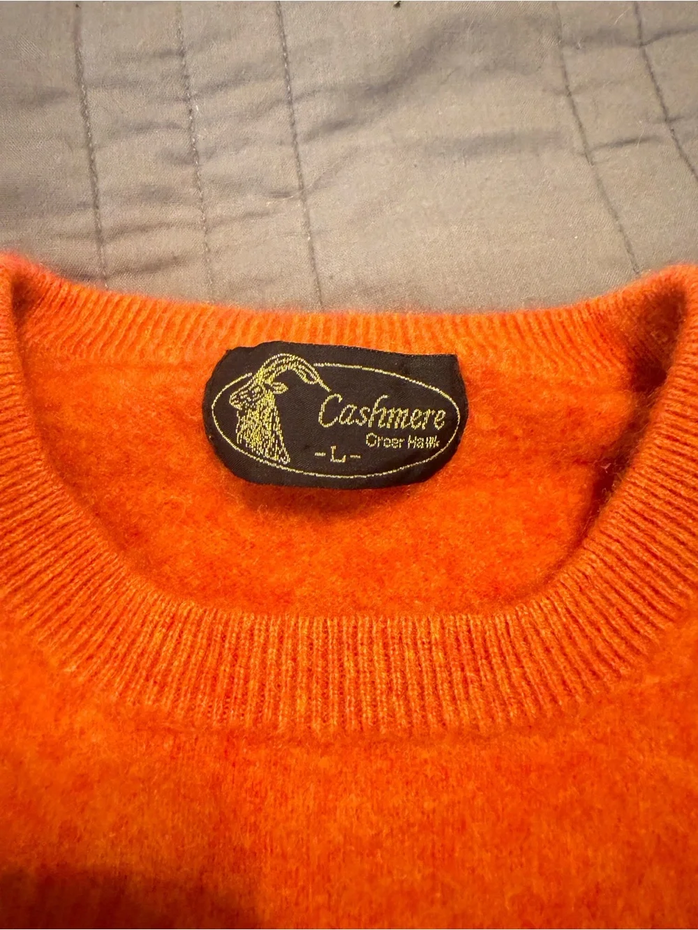 Green Hawk | Sweaters | Green Hawk Cashmere Orange Sweater | Poshmark